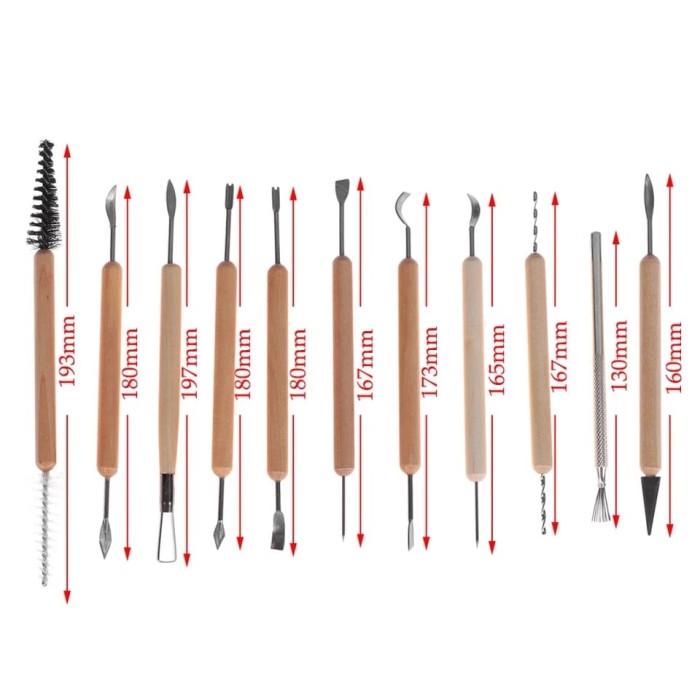 Jual Clay Sculpting Set Wax Carving Pottery Tools (11 Tool /Set ...