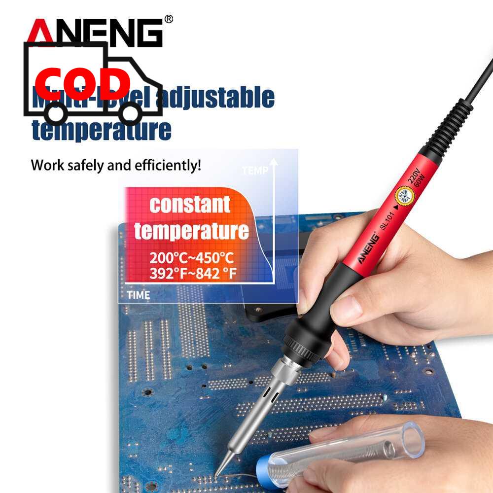 Jual Solder Listrik 60 Watt Elektrik dengan Pengatur Suhu Cepat Panas Adjustable Temperature ...