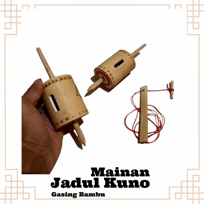 Jual Gasing Panggal Bambu Mainan Jadul Tradisional Anak Bisa Bunyi Grosir | Shopee Indonesia