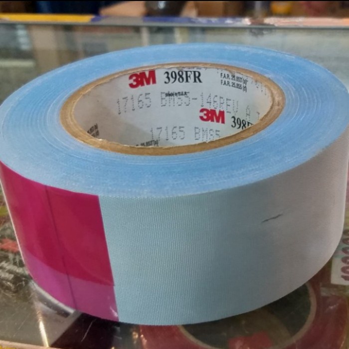 Jual 3M Glass cloth tape 398FR-cargo tape isolasi tahan panas 1 inc x ...