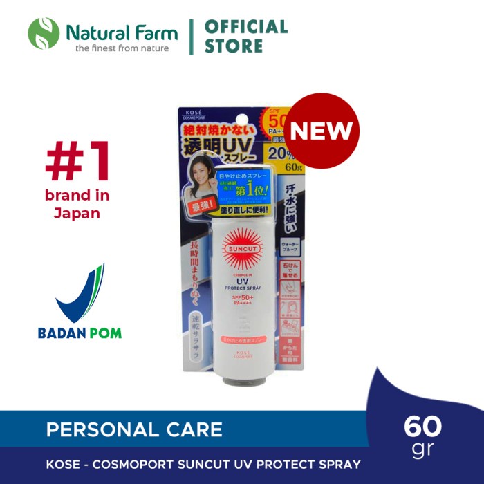 Jual Kose Cosmeport - Suncut UV Protect Spray (60gr) | Shopee Indonesia