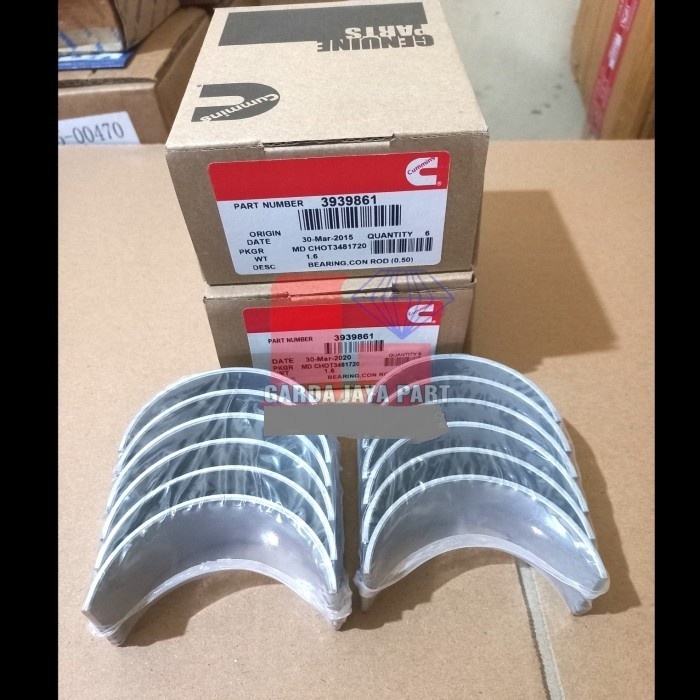 Jual [COD] Conrod Bearing Metal Jalan 050 Pc200-7 Cummins 6D102 4D102 ...