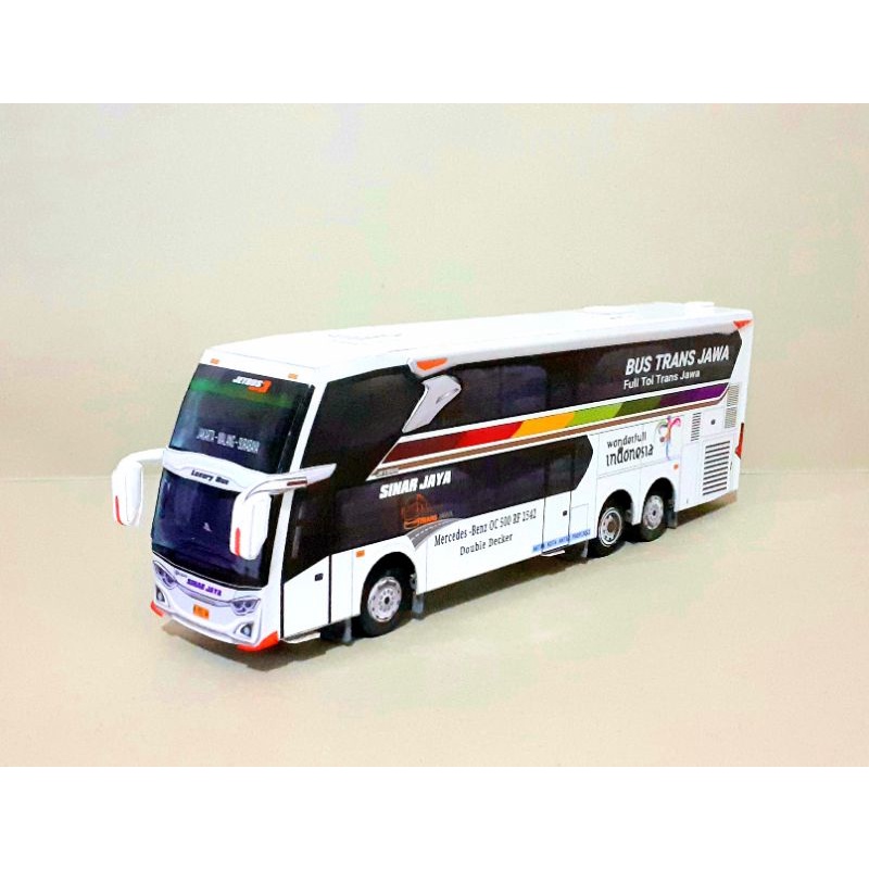 Jual Miniatur Papercraft Bus Sinar Jaya Doubel Decker Voyager | Shopee ...