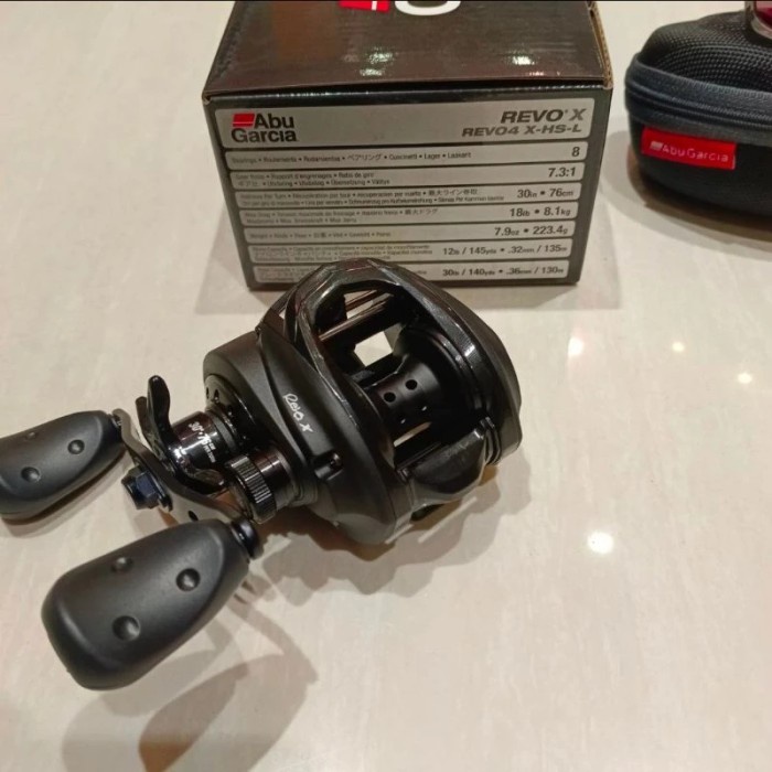 Jual Ori Reel Abu Garcia Revo X Baitcasting Reel Rev04 X-Hs Handle Kanan Terbaru | Shopee Indonesia