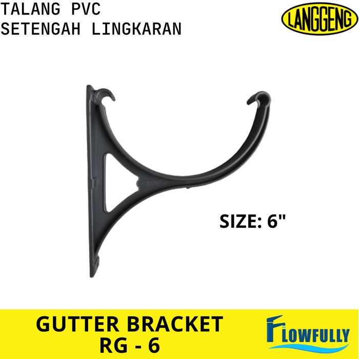 Jual GANTUNGAN TALANG PVC RG 6 LANGGENG SETENGAH LINGKARAN GUTTER ...