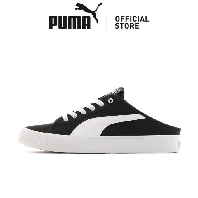 Jual PUMA Sepatu Mule Bari Black- White | Shopee Indonesia