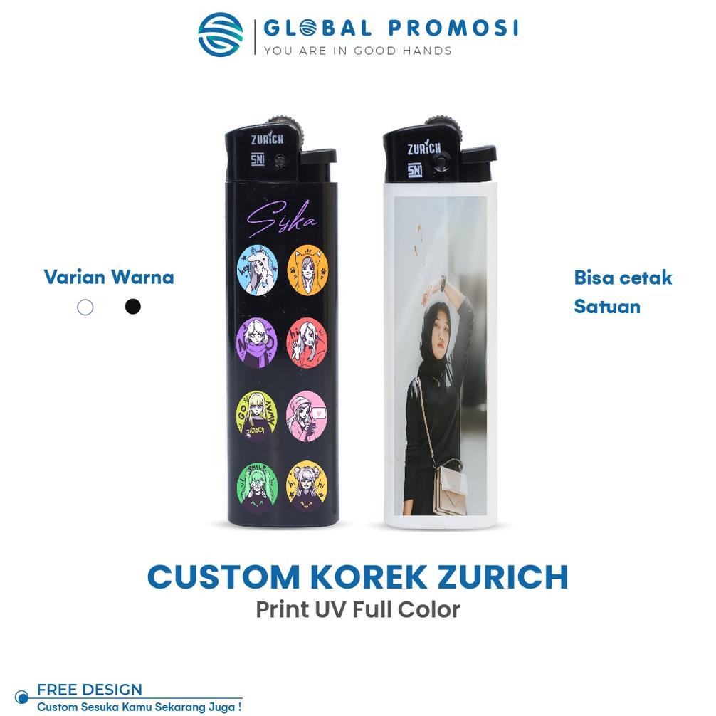 Jual Custom Korek Api Korek Zurich Cetak/Print UV Promosi/Souvenir ...