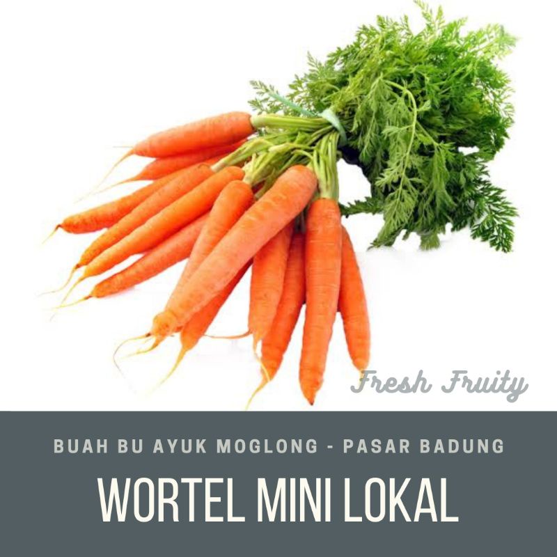 Jual wortel mini atau baby carrot | Shopee Indonesia