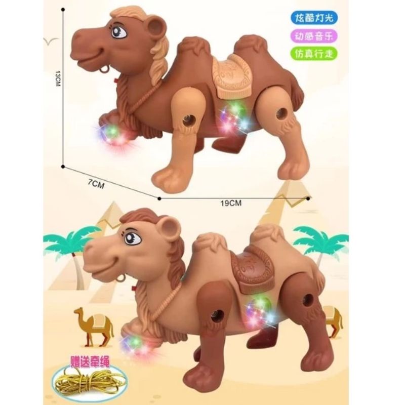Jual Murah meriah Mainan anak Unta onta lucu kantong berjalan suara dan ...