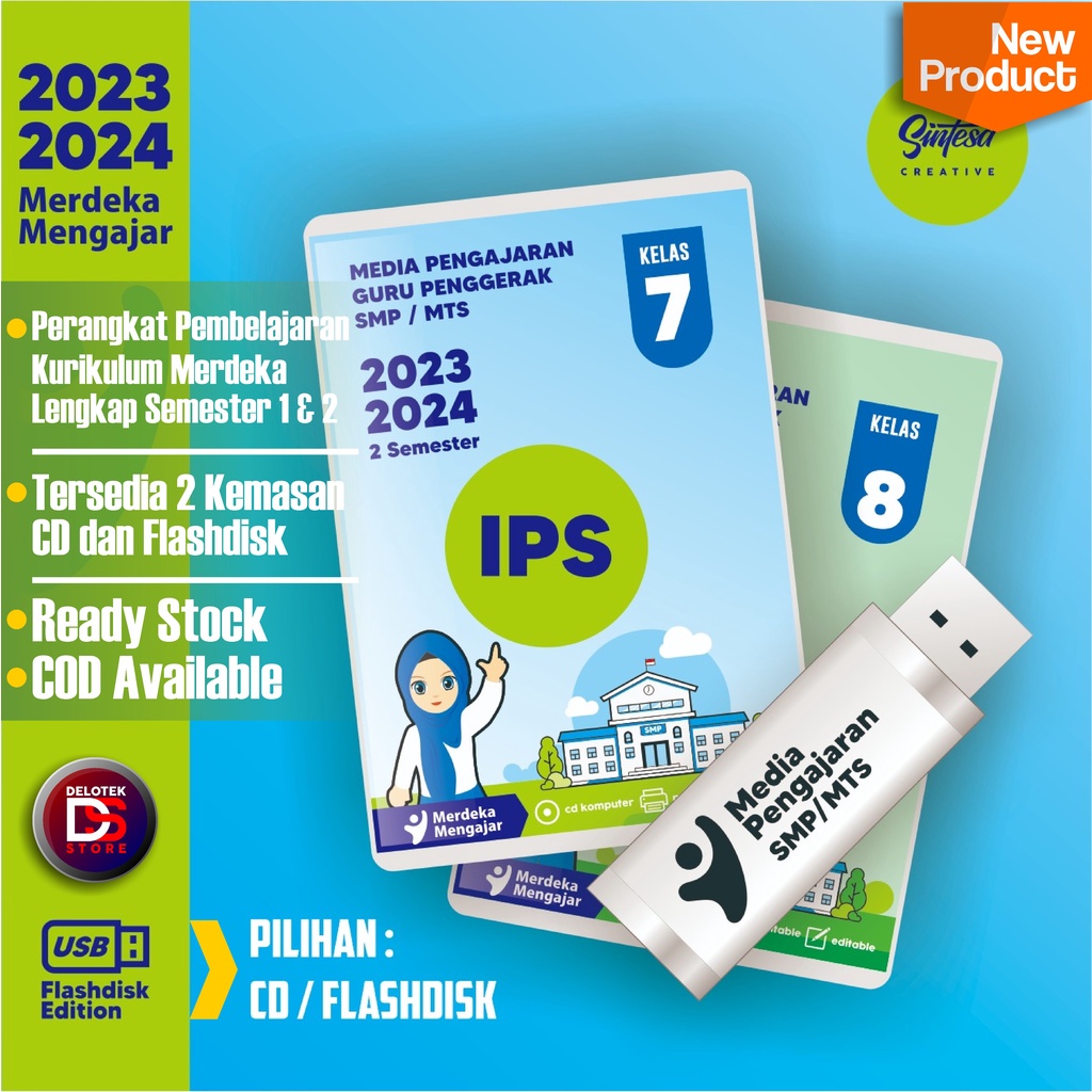 Jual CD & FLASHDISK PERANGKAT PEMBELAJARAN RPP MODUL AJAR KURIKULUM MERDEKA MAPEL IPS KELAS 7,8 ...