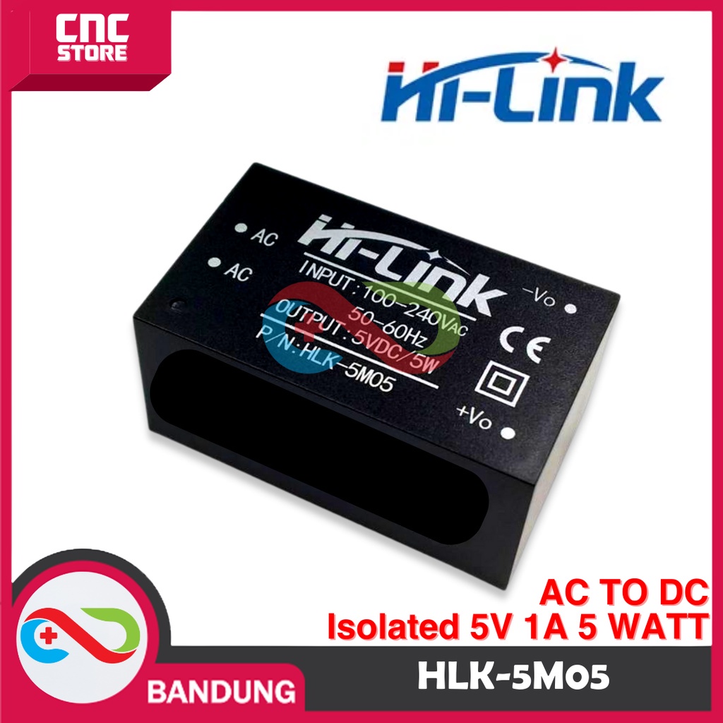 Jual HI-LINK HLK-5M05 AC TO DC ISOLATED 5V 1A 5 WATT | Shopee Indonesia