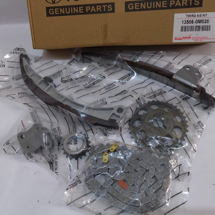Jual Rantai Set Timing Chain Kit Toyota Yaris Vios 13506-0M020 ready ...