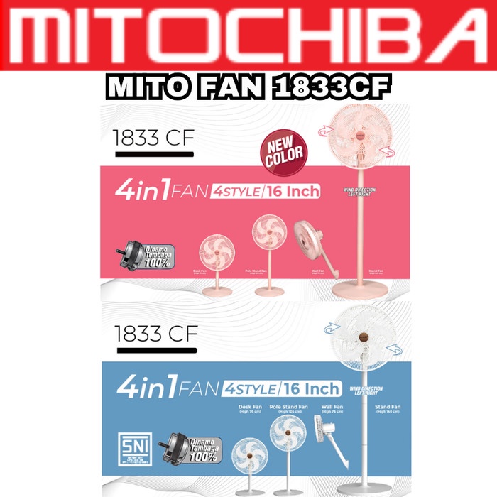 Jual Mito Fan 1833 Kipas Mito 1833 Original Resmi | Shopee Indonesia