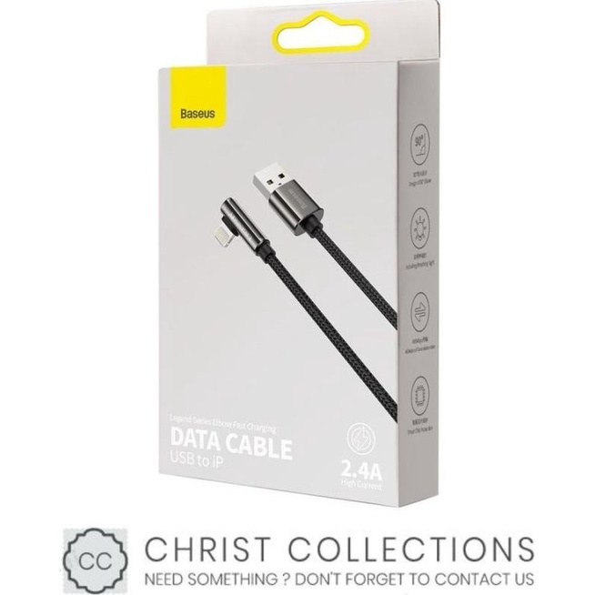 Jual Baseus Kabel Data Iphone Fast Charge Usb To Lightning 2,4A For ...