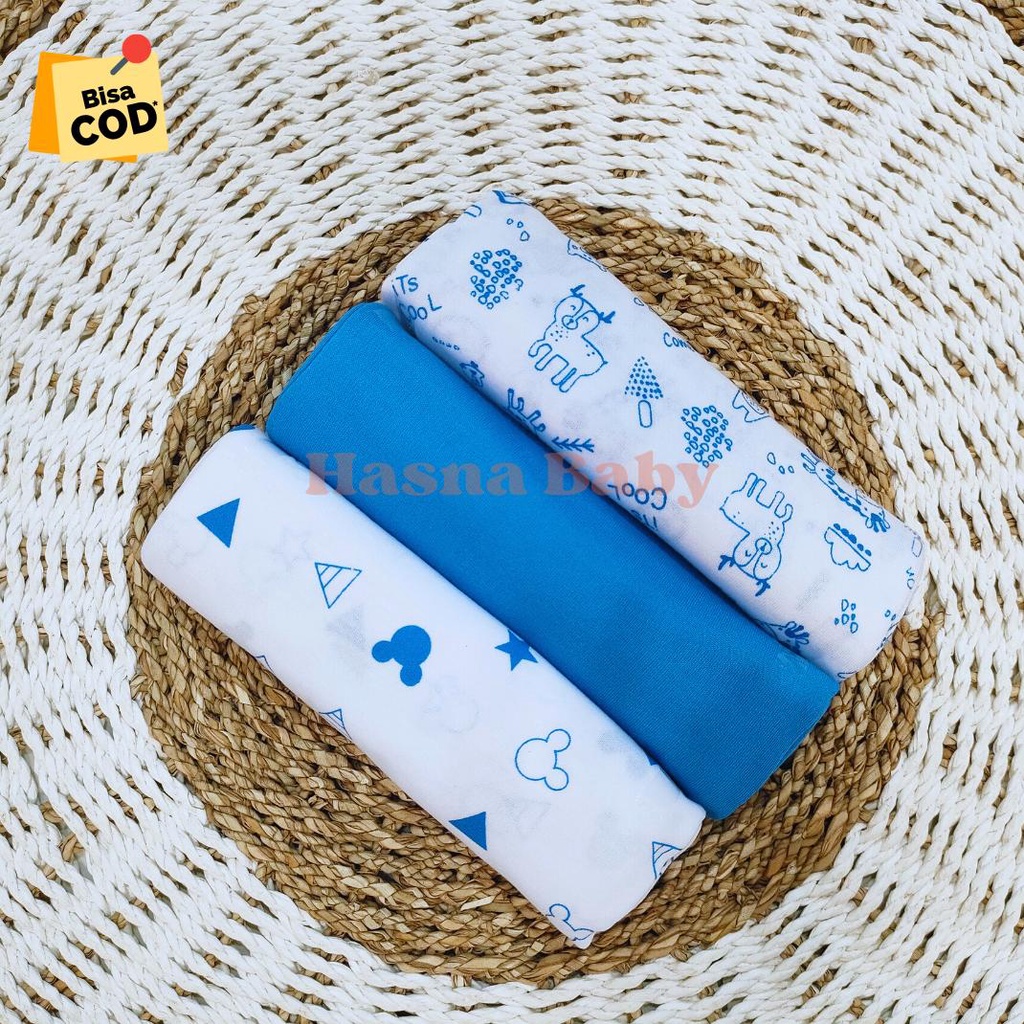 Jual Bedong Pernel Bayi Baru Lahir Sni Motif Lucu Seri Biru Langit ...