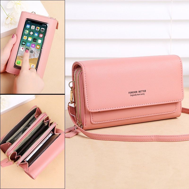 Jual Tas Selempang Wanita Kulit Touch ScreenModel Horisontal Dompet Hp ...