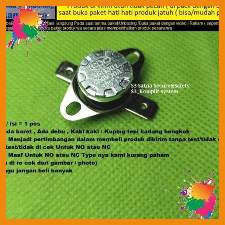 Jual sensor suhu thermostat 125 bimetal 125c ksd 301 250v 10a magic com jar [s3s] | Shopee Indonesia