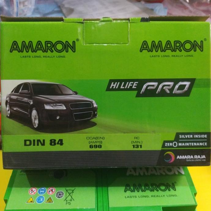 Jual aki Amaron HI Life Pro DIN 84 58024 LN3 innova Reborn fortuner VRZ ...
