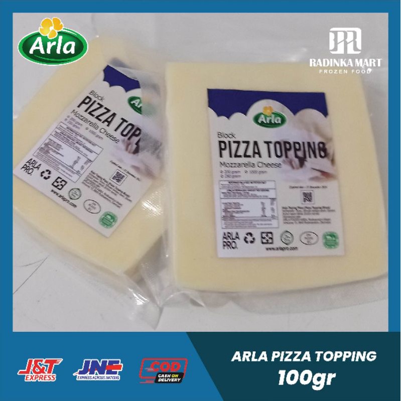 Jual Arla Pizza Topping Mozarella Cheese 100gr - Keju Mozzarella Arla ...