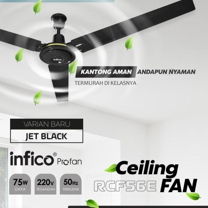 Jual Promo Kipas Ceiling /Plafon Fan Besi 3 Daun 56 Inch Profan Infico ...