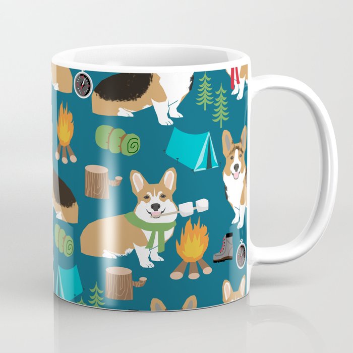 Jual Corgi berkemah marshmallow memanggang corgis di luar ruangan ...