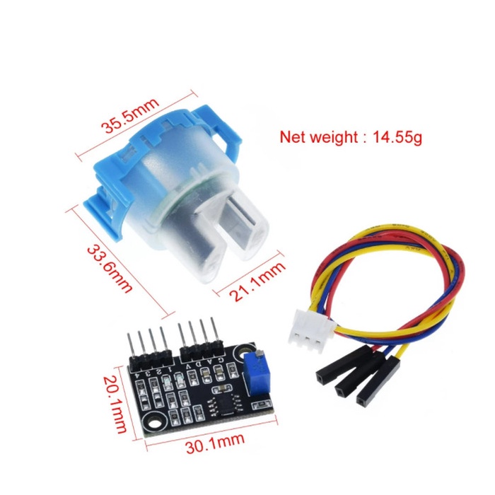 Jual Turbidity Sensor Module Deteksi Kualitas Kejernihan Kekeruhan Air ...