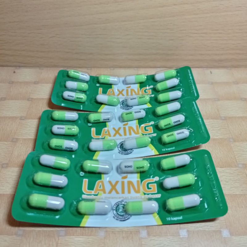 Jual LAXING 1 strip untuk melancarkan BAB | Shopee Indonesia