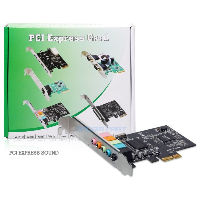 Jual Pcie Sound Card 5.1 Ch Cmi8738 Pci Express Soundcard | Shopee ...