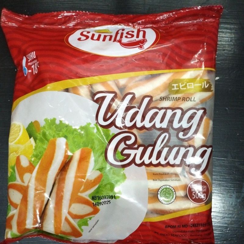 Jual SUNFISH Udang Gulung/Shrimp Roll 500g | Shopee Indonesia