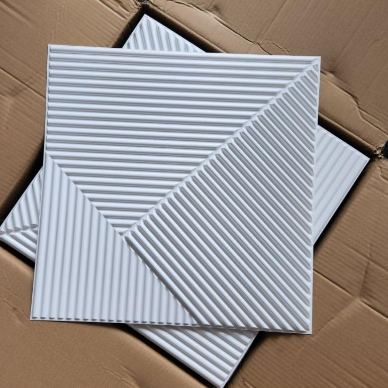 Jual Cod Motif Garis 3D Wallpanel Wall Panel Pvc 50Cm Viral !! | Shopee ...