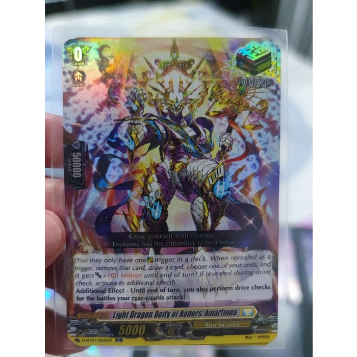 Jual Cardfight Vanguard D Overdress Light Dragon Deity Of Honors, Amartinoa | Shopee Indonesia