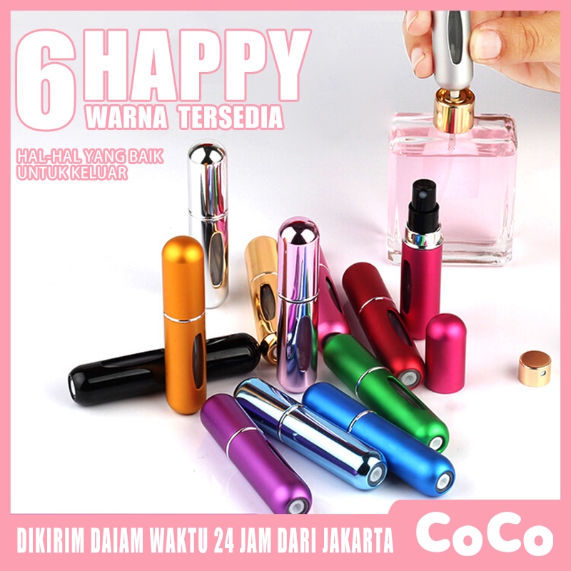 Jual Botol Parfum Mini 5ml Botol Isi Ulang Parfum Mini Botol Parfum ...