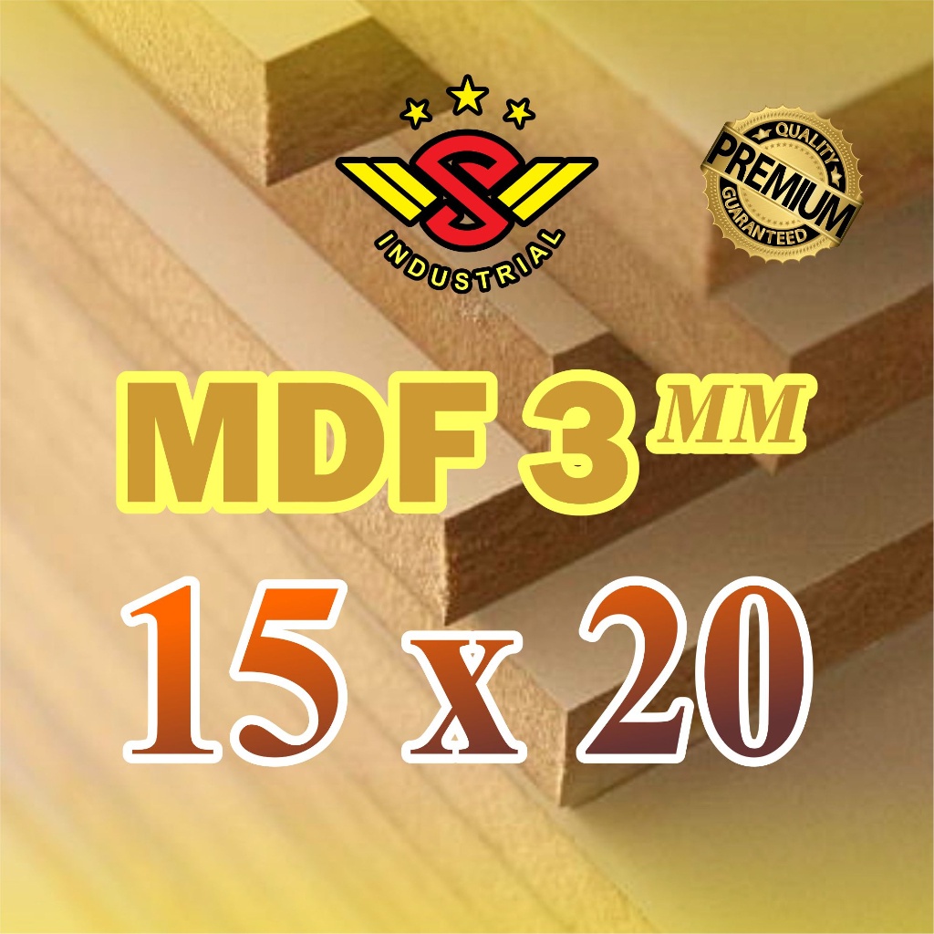 Jual Papan MDF Ukuran 15x20 Cm Tebal 3mm | Shopee Indonesia