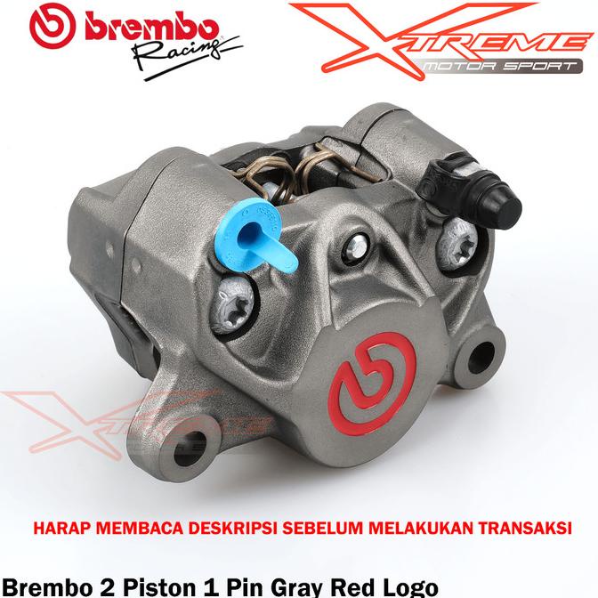 Jual Kaliper Brembo 2 Piston 1 pin Red Logo UniversaL | Shopee Indonesia