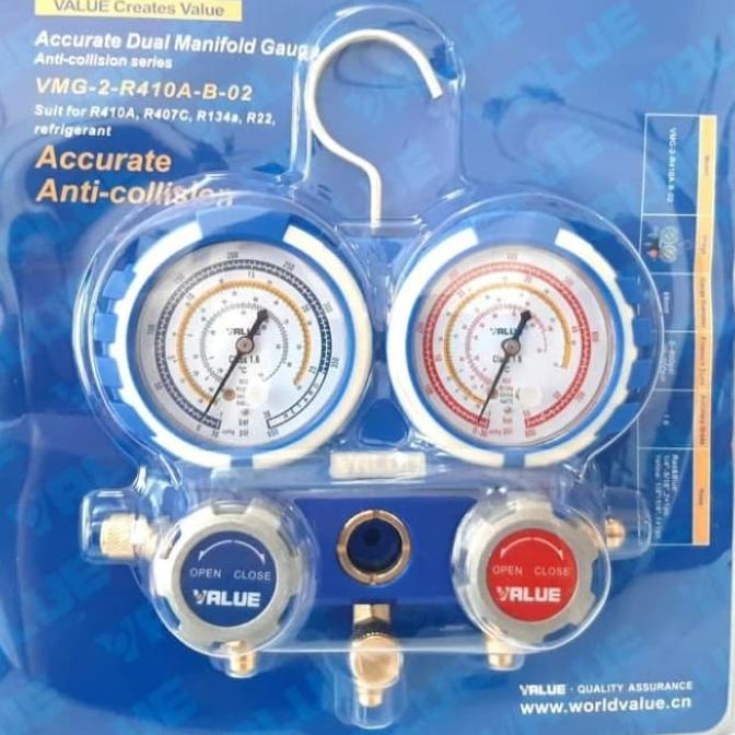 Jual Testing Manifold Ac Alat Pengisian Freon Ac R410 R32 R134 R22 ...