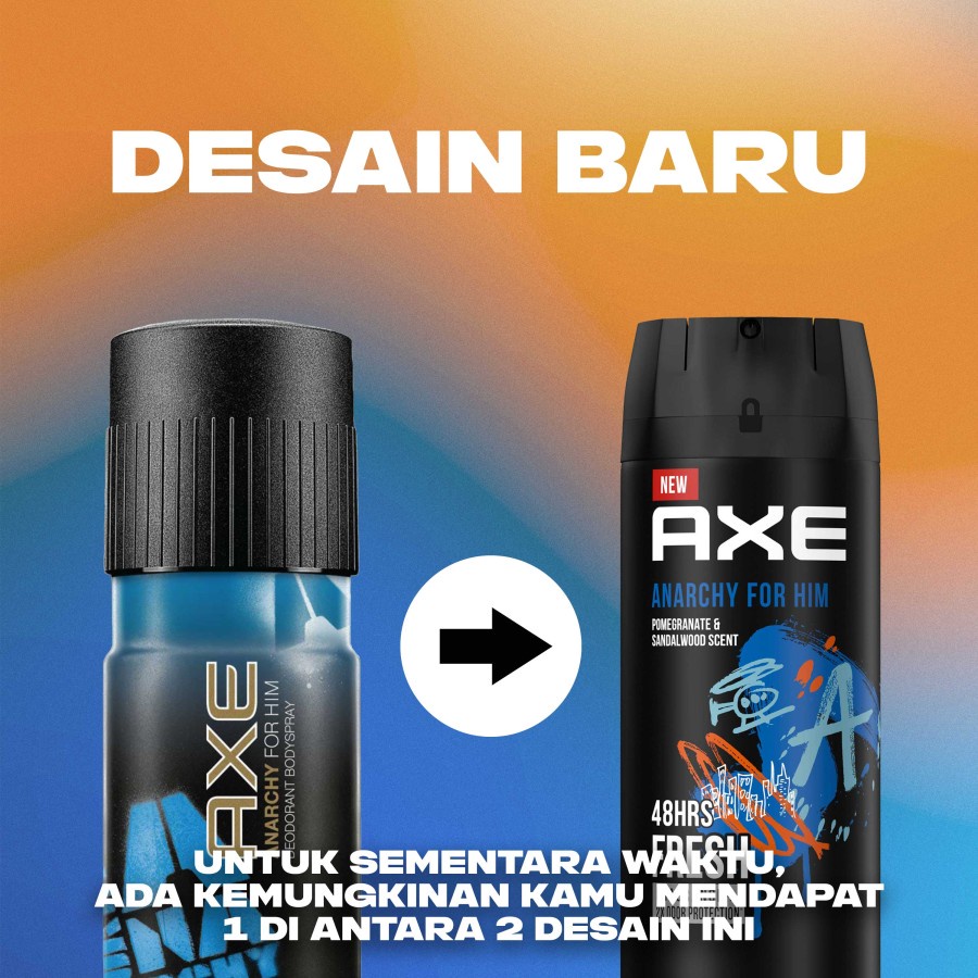 Jual Axe Deo Body Spray Anarchy For Him 135Ml | Shopee Indonesia