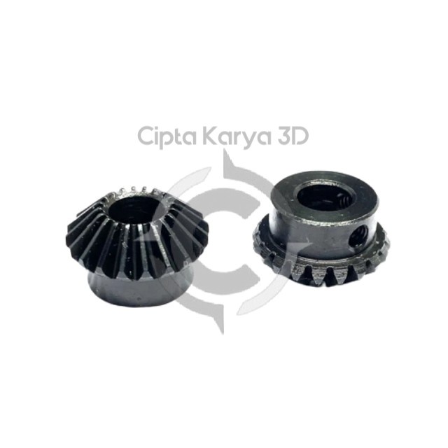 Jual 1Pcs Bevel Steel Gear 1 Modulus 20 Teeth 90 Degree With Inner Hole ...