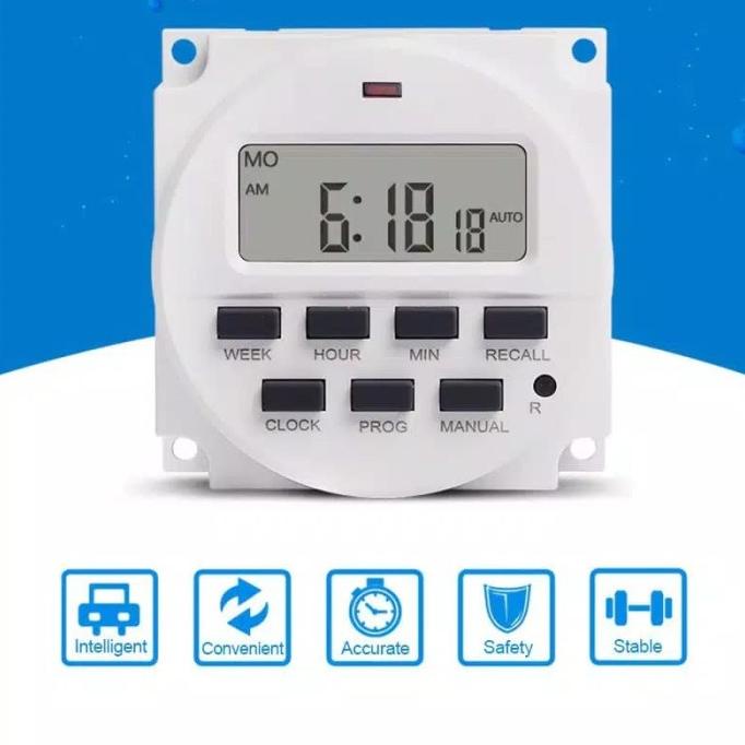 Jual DELLAS timer dc 12V sinotimer digital time switch otomatis DC ...