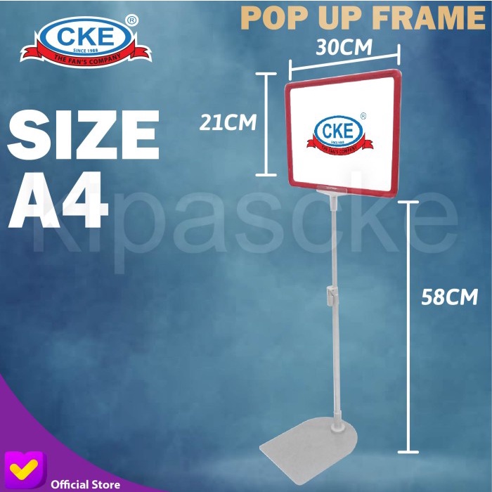 Jual Stand Frame/Pop Up Frame/ Frame Promosi Toko A4 Standing Display Harga Promo Terbaru ...