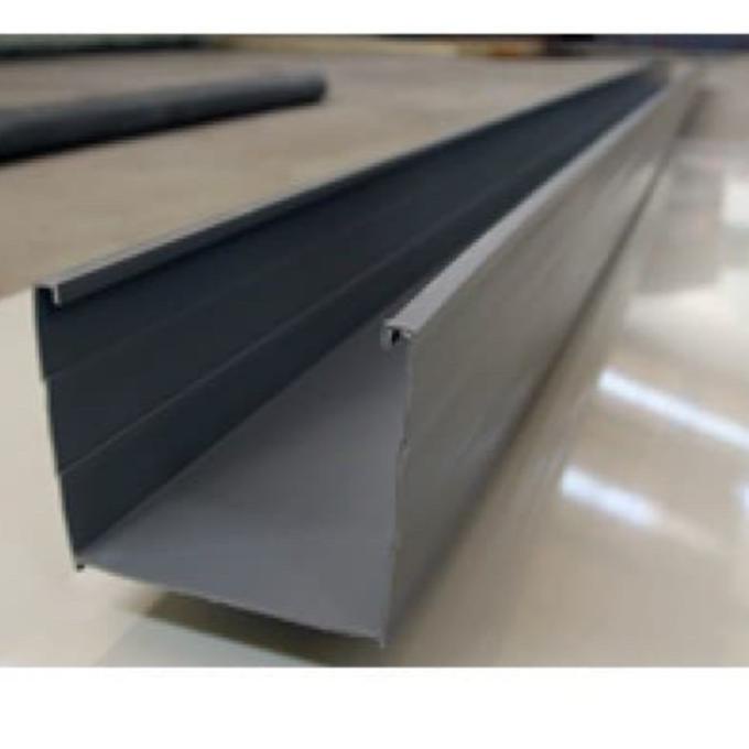 Jual TALANG AIR PVC KOTAK 8" INCH MASPION ABU PANJANG 4 METER TALANG ...