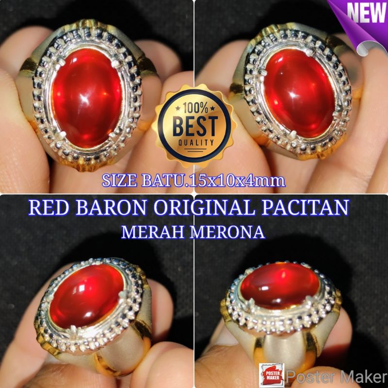 Jual NEW RED BARON ORIGINAL PACITAN PALING DICARI MERAH MERONA | Shopee ...