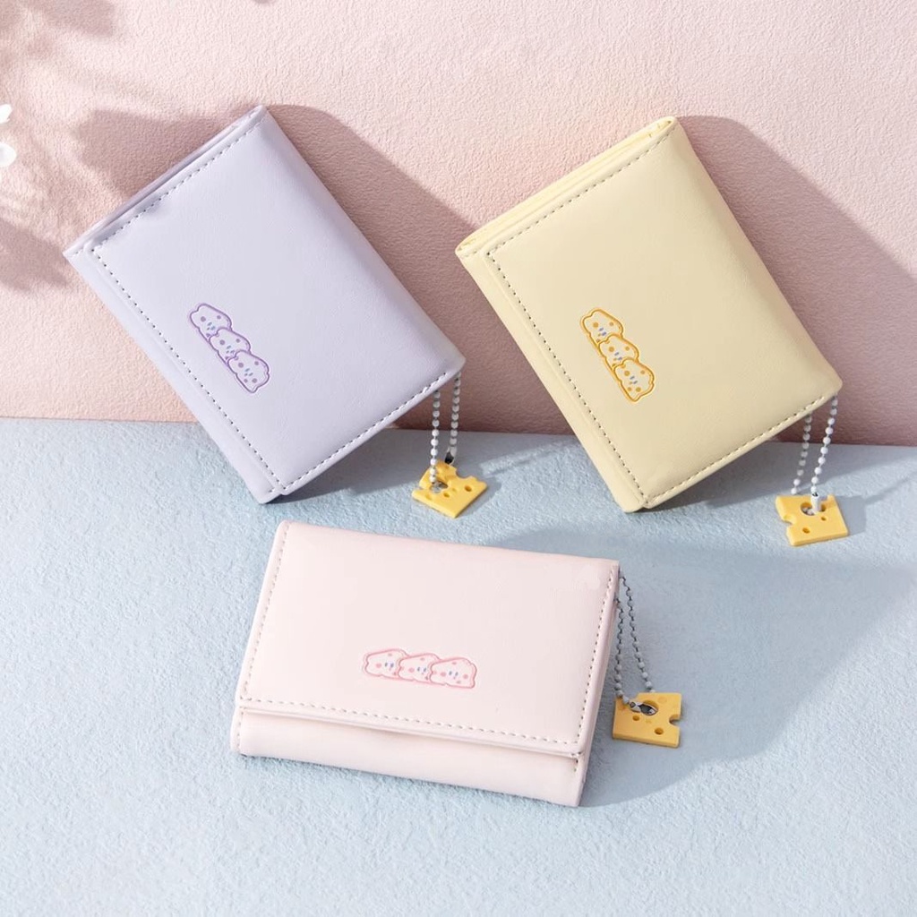 Jual Smile Goddess Dompet Lipat Mini Wanita Motif Cute Fashion Dompet ...