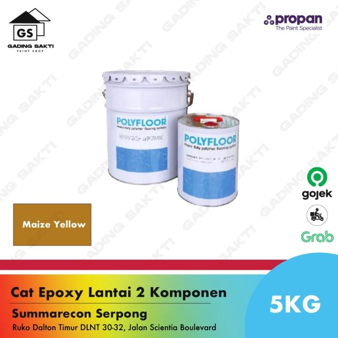 Jual Propan Polyfloor PFT 253 Maize Yellow / Cat Epoxy Lantai Galon 5Kg ...