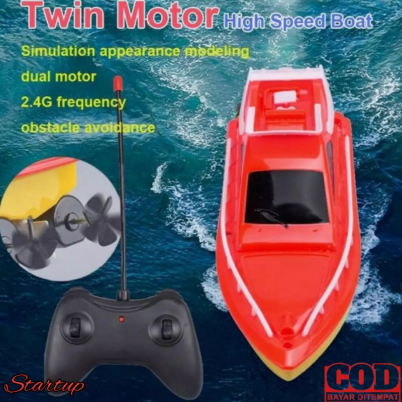 Jual Mainan Kapal Speed Boat Remote Control / Mainan Kapal Air Speed ...