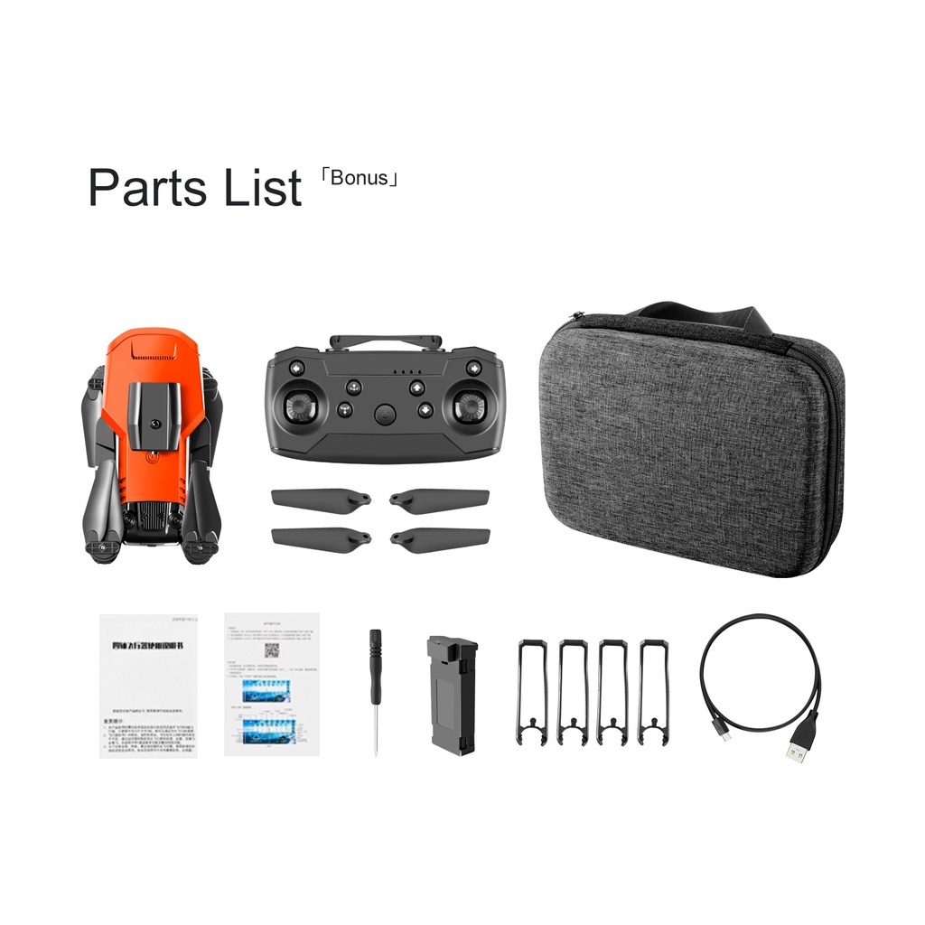 Jual Drone E100 Pro K6 Dengan Dual Kamera 4K Hd Fpv Wifi Profesional ...