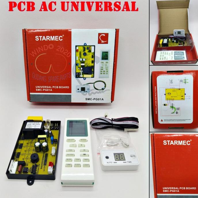 Jual populer] PCB AC / MODUL AC / KEY BORD AC UNIVERSAL MULTI PG01 ...