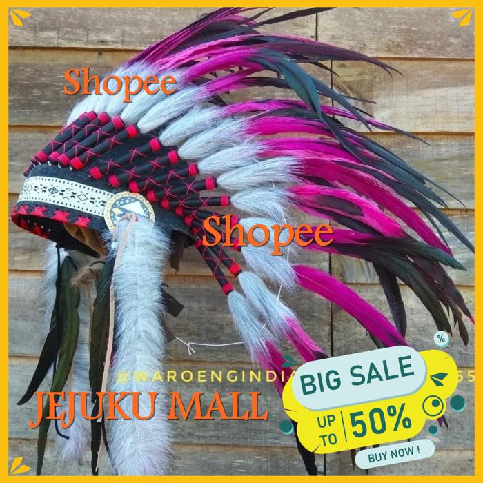 Jual TOPI INDIAN / TOPI SUKU INDIAN / TOPI DAYAK / TOPI APACHE HIGHT ...