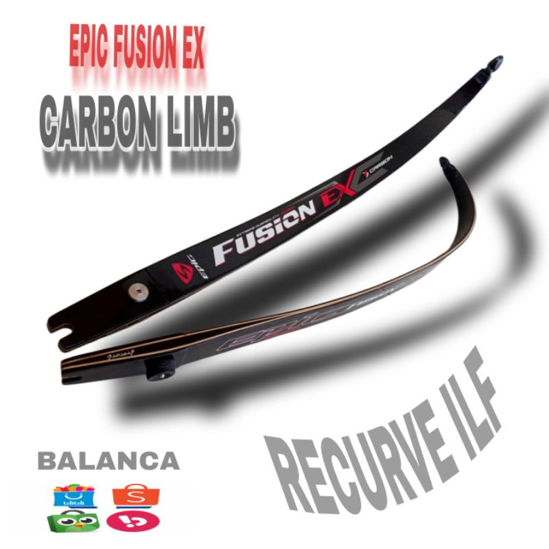 Jual Epic Fusion EX Carbon Limb - ILF Recurve Bow Limb - Epic Original ...