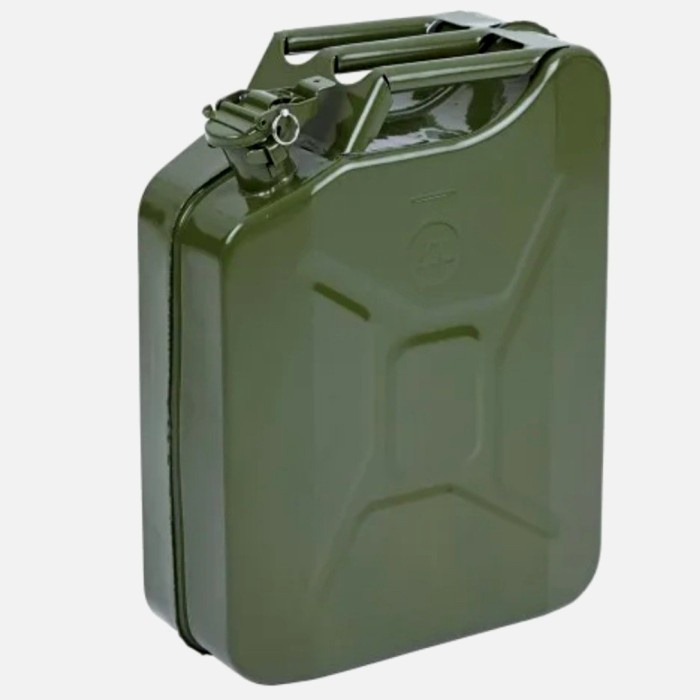 Jual Tersedia! Jerigen Besi 20 Liter Tutup Klip No Selang Model Congkel ...