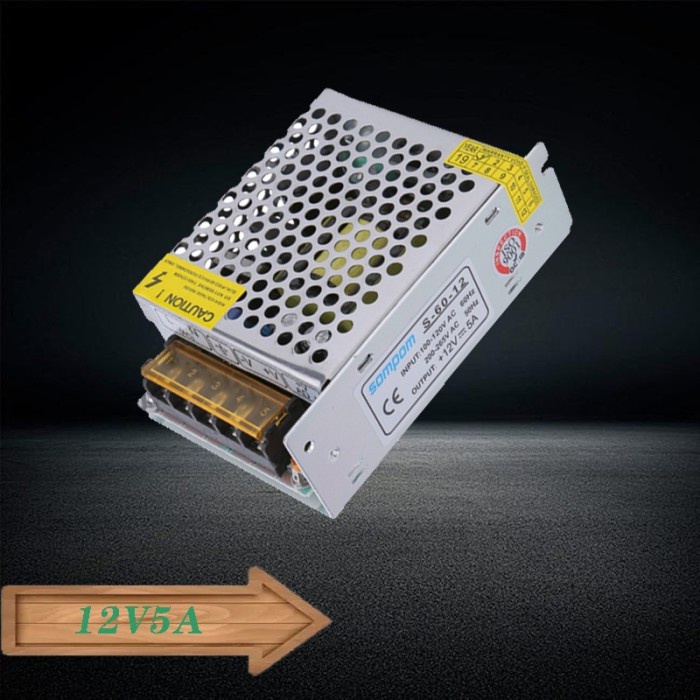 Jual Adaptor 12V 5A Switching Power Supply 60W 12V5A | Shopee Indonesia